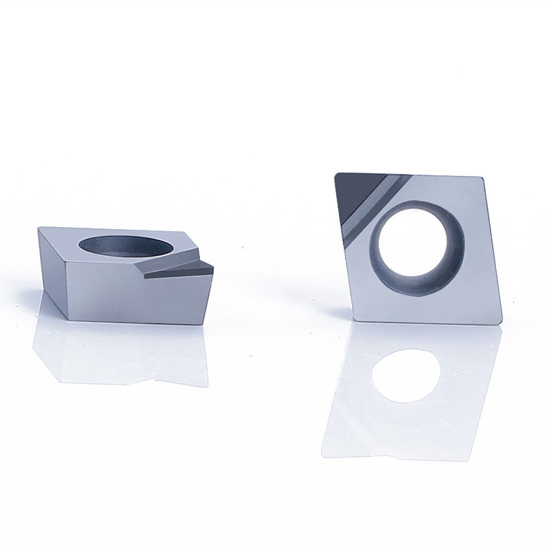 CCGT 060204-1FD-310 PCD Turning Inserts Tools High Hardness For CNC ...